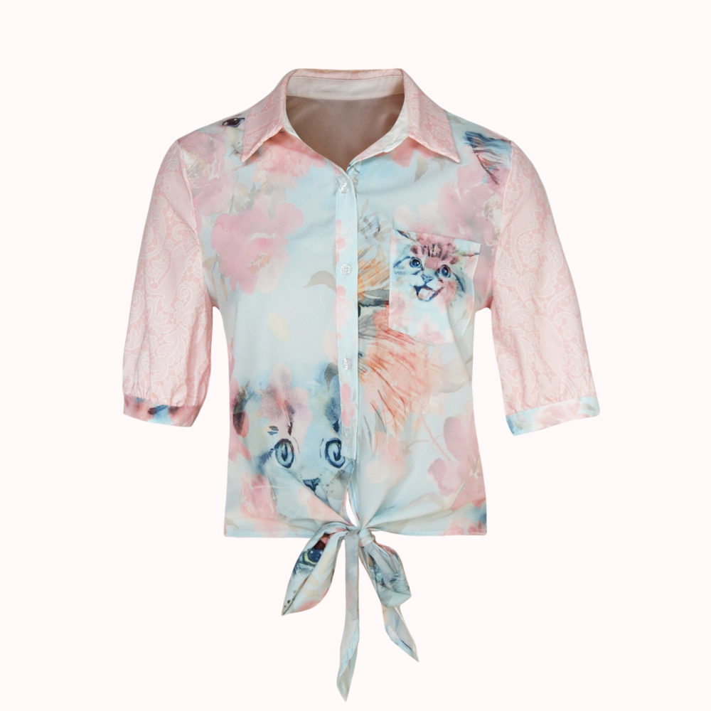 Women's Cat-Themed Tops | Sweaters, Blouses, Tunics | Cat Fashionista